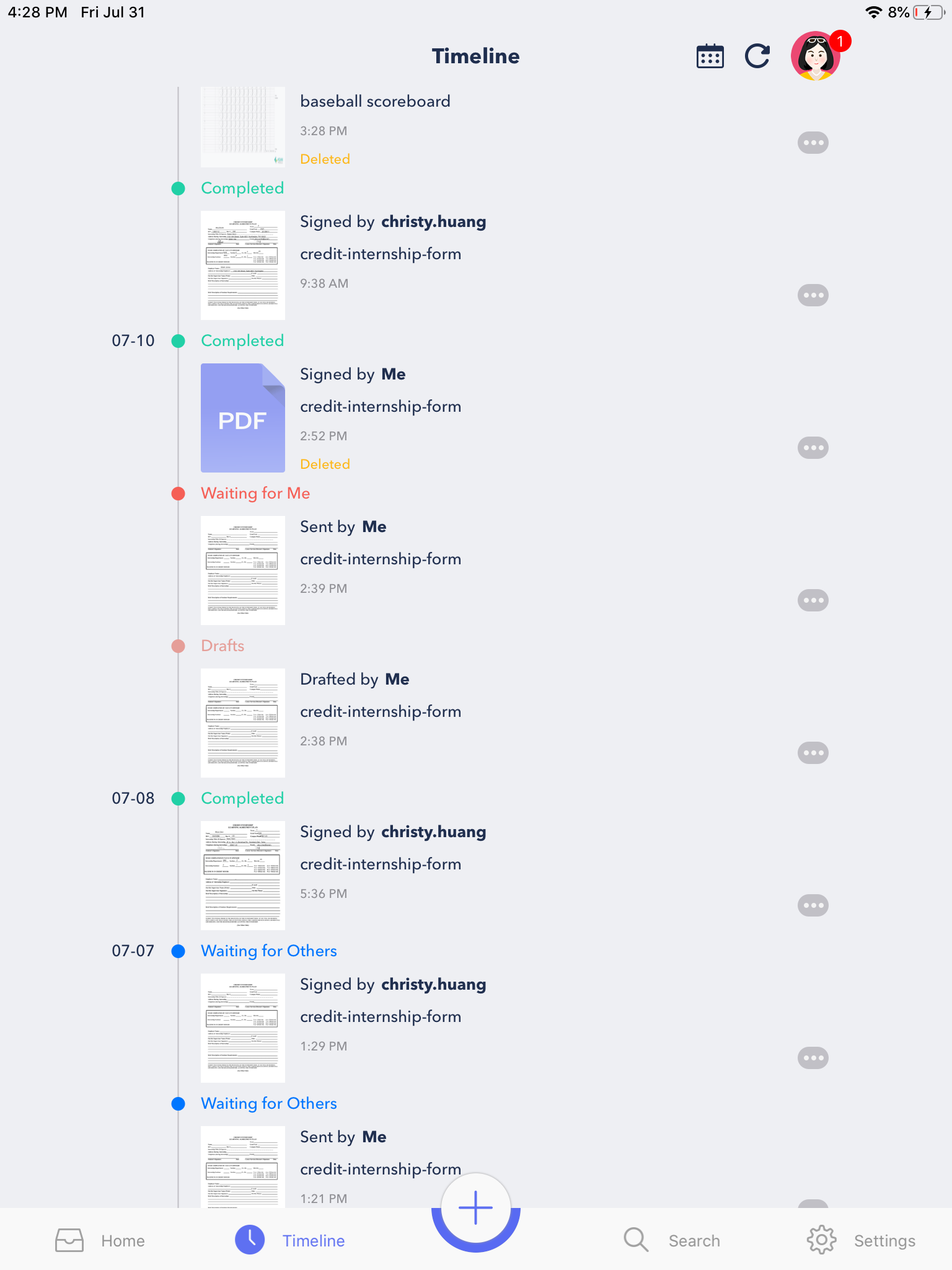 How to Use Timeline to Check Personal Activity Log at a Glance? – Help ...